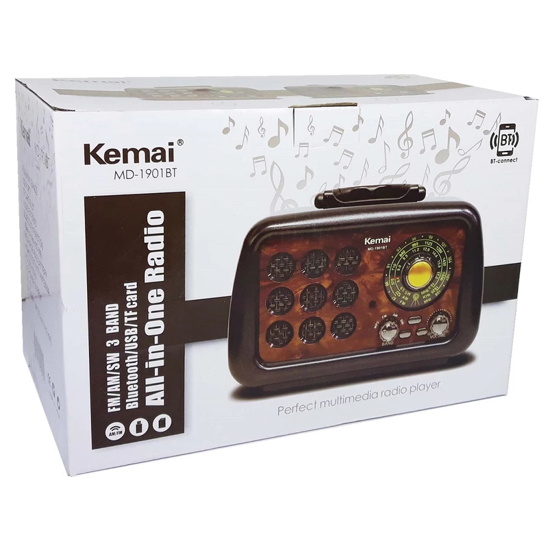 قیمت و خرید رادیو بلوتوثی کمای مدل MD-1901BT | روفیدو